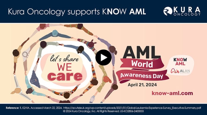 AML World Awareness Day 2024 | Kura Oncology